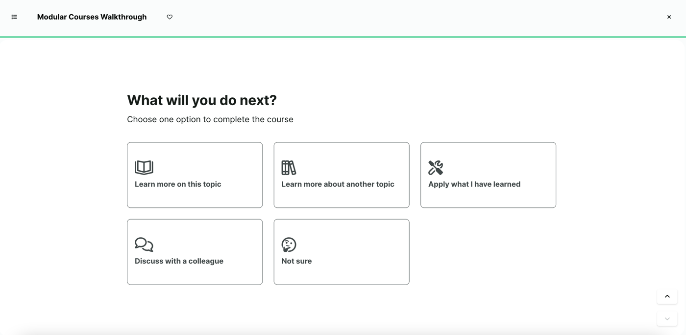 Product update: introducing modular courses